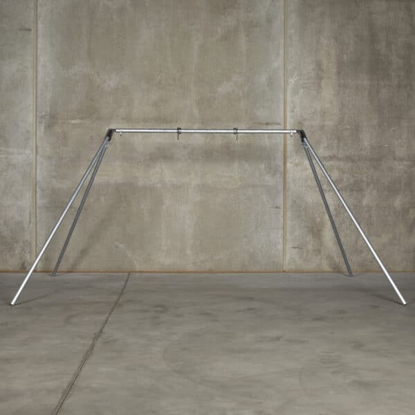 Target Gong Stand | Complete Rigid Conduit Stand | Shoot Steel