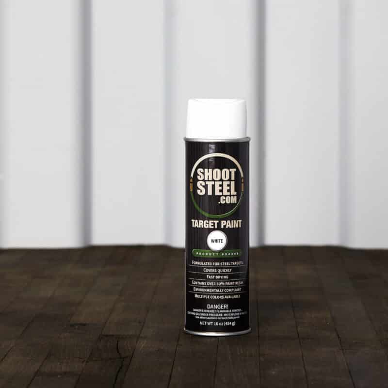 Shoot Steel Target Paint - White | Shoot Steel