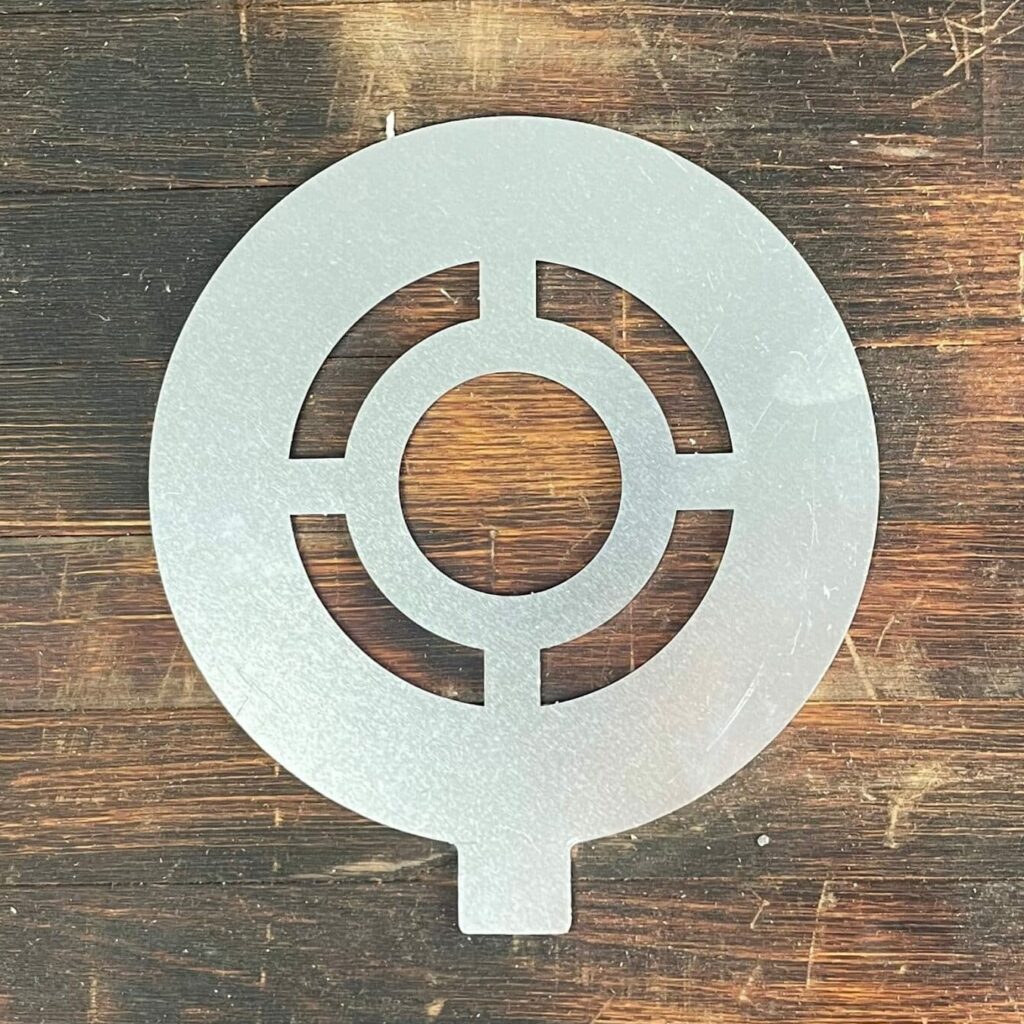 6.5" Target Painting Stencil | Shoot Steel